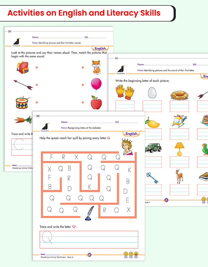 Activity Worksheet Packs for Preschooler’s with fun and engaging ...